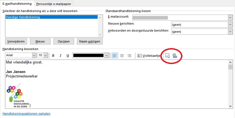 Tip: Handtekening zetten onder e-mail